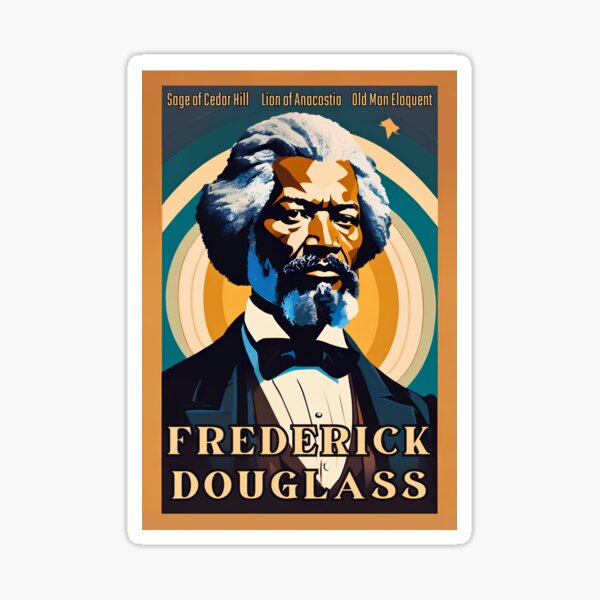 "Frederick Douglass" Sticker for Sale by LoonSaloon | Redbubble