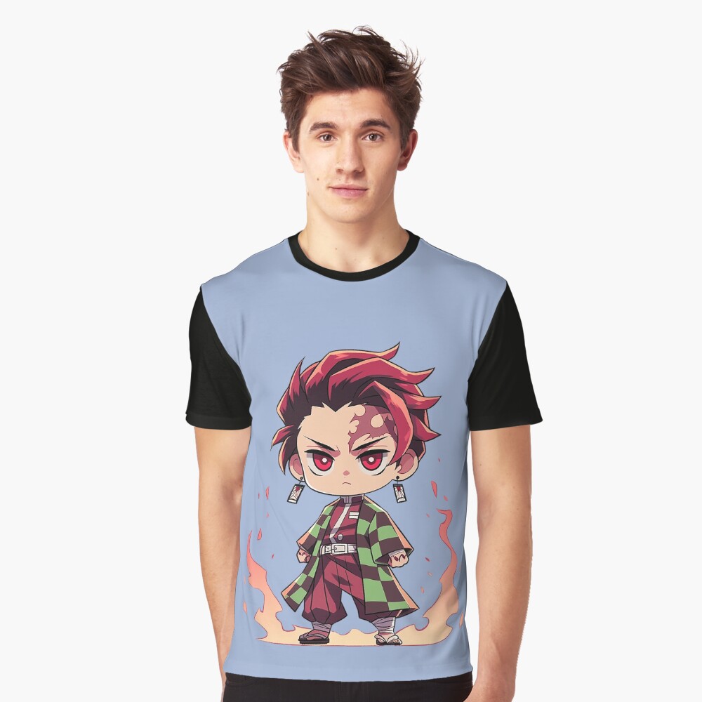 "chibi tanjiro" Sticker for Sale by skateras | Redbubble