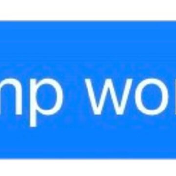 "womp womp text" Sticker for Sale by rockyboo0405 | Redbubble