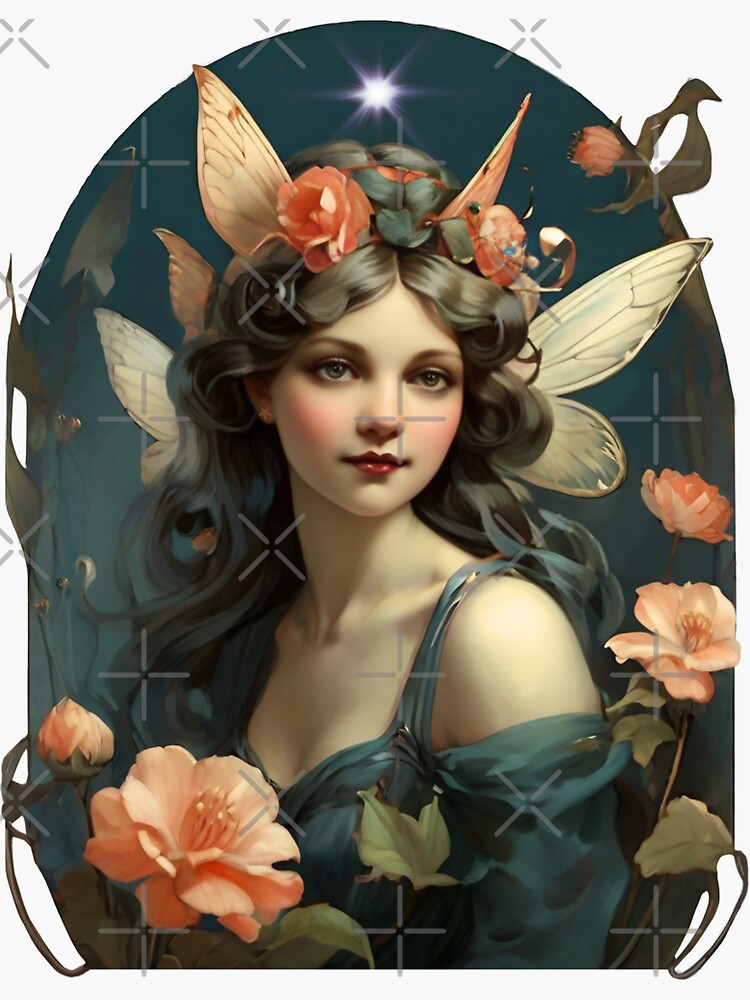 "Fairy of a Secret Garden" Sticker for Sale by 3vaN | Redbubble