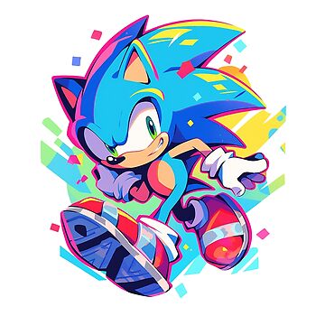 "sonic speed" Sticker for Sale by skateras | Redbubble