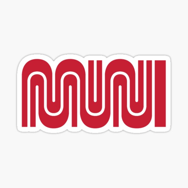 "Muni Worm SF ICONS " Sticker for Sale by Rogeramoorthy | Redbubble