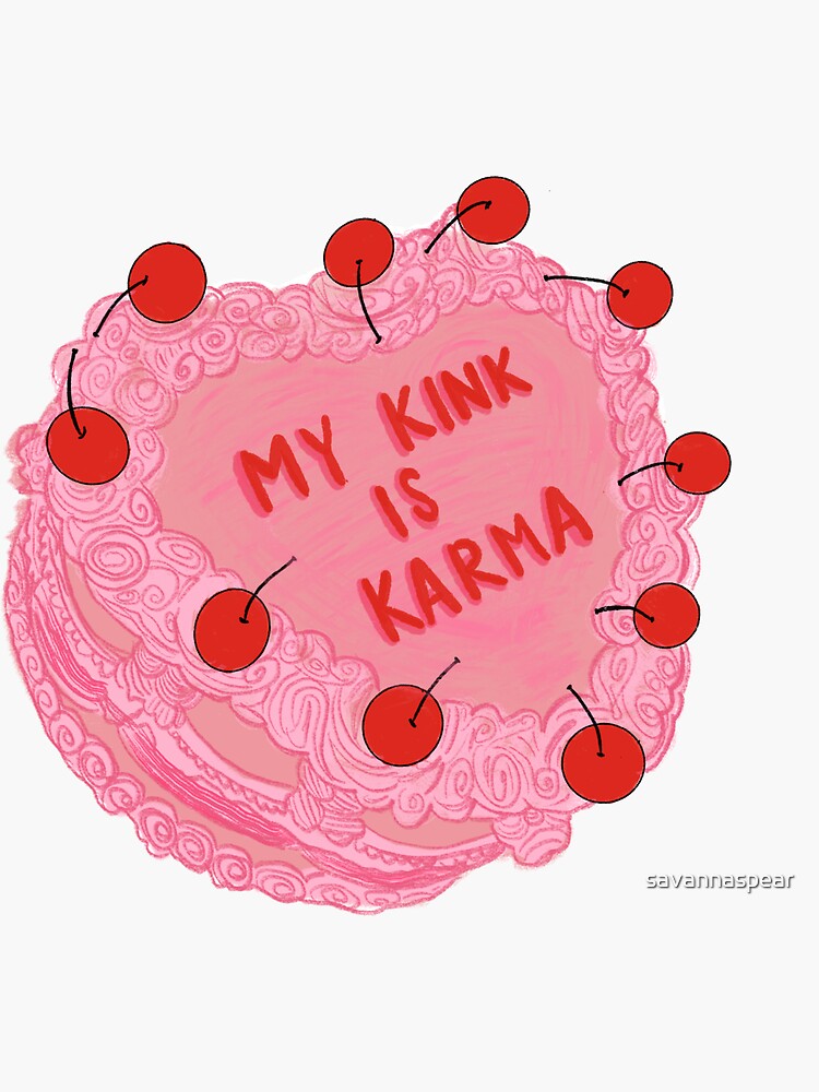 "Karma" Sticker for Sale by savannaspear | Redbubble