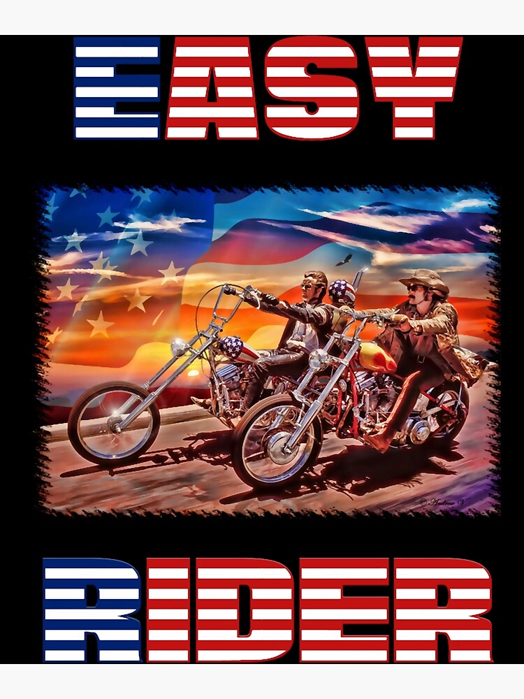 "Easy Rider" Poster for Sale by JaceyNorton | Redbubble