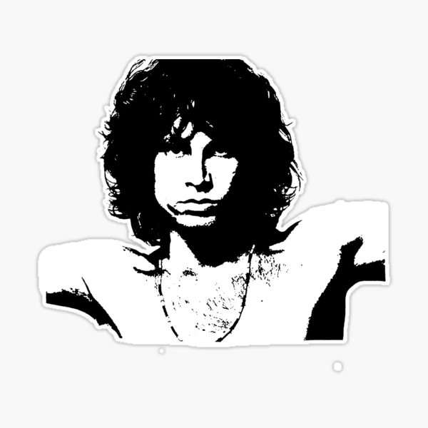 Jim Morrison Lo Stencil Delle Porte