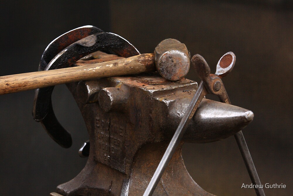 "Farriers Anvil" by Andrew Guthrie | Redbubble