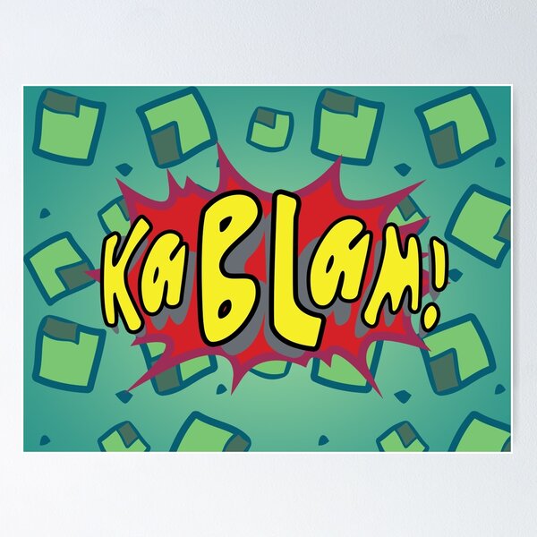 "KaBlam! V1" Poster for Sale by joshbailey | Redbubble