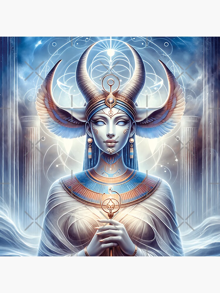 "Hathor Intergalactic Being of Light" Sticker for Sale by FriskyLemur ...