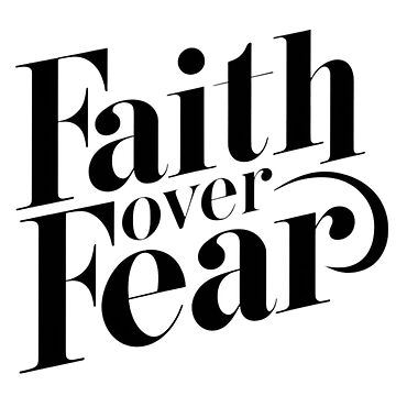 "Faith Over Fear , Christian Woman Quotes, Christian Quote Men" Sticker ...