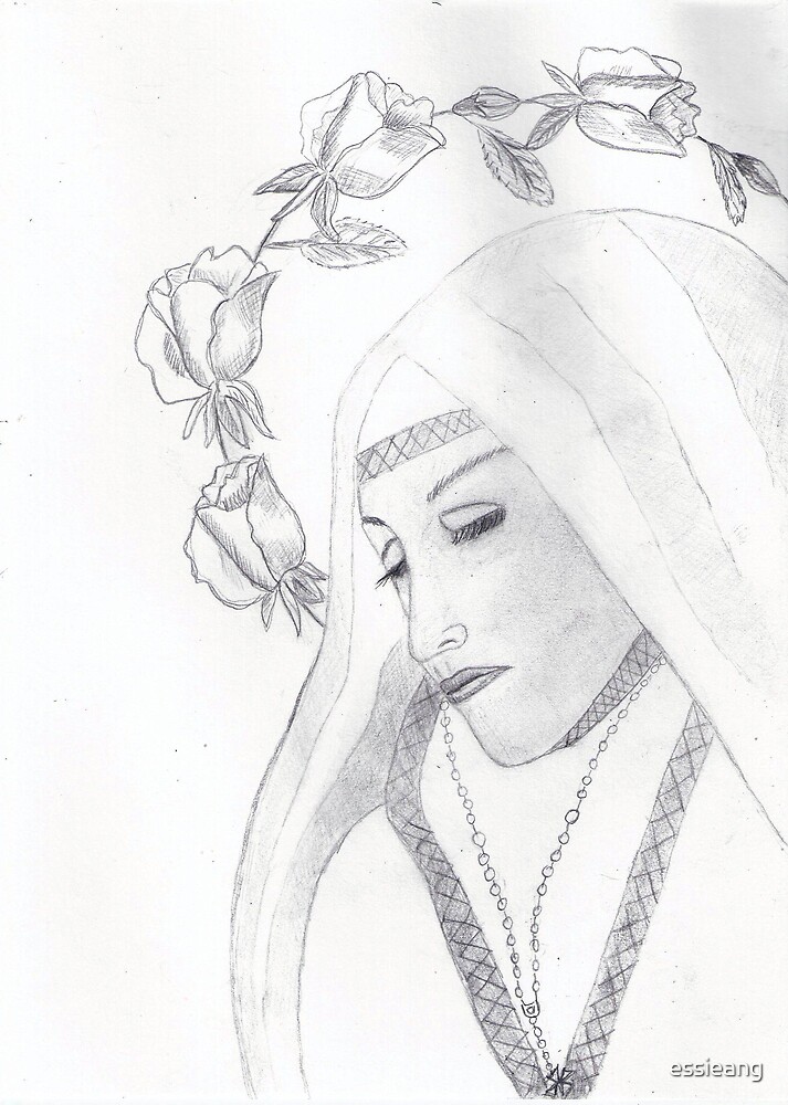 "Our Lady of the Roses" by essieang | Redbubble