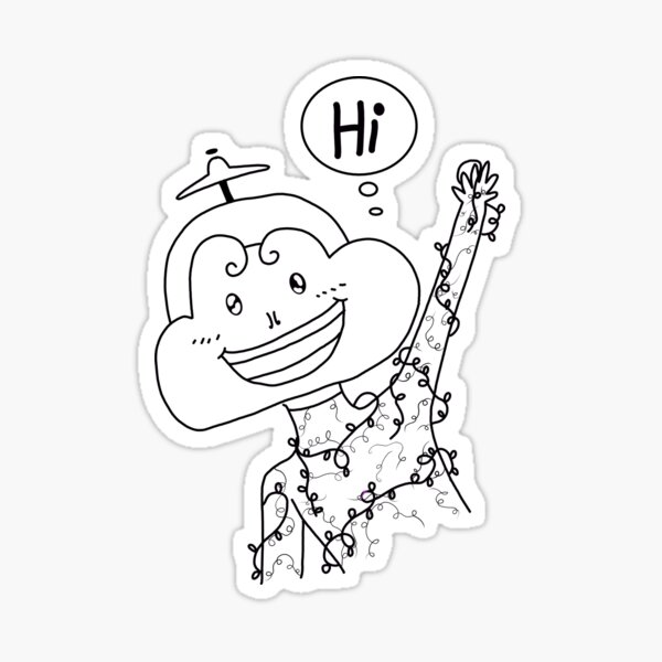 "Alien love cartoon" Sticker for Sale by ProstCity | Redbubble