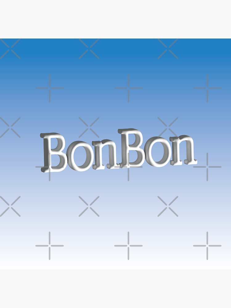 "Bonbon signature 3D logo" Sticker for Sale by KimmiieKim | Redbubble