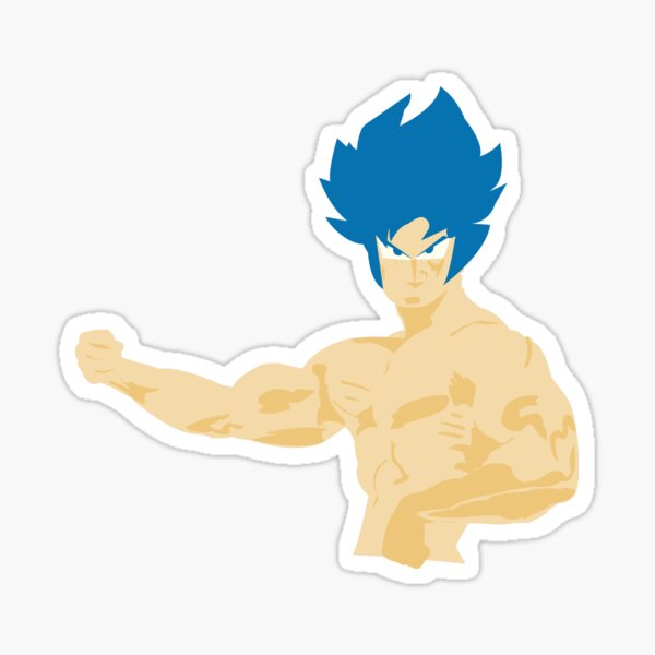 "Goku" Sticker for Sale by bobbyarts | Redbubble