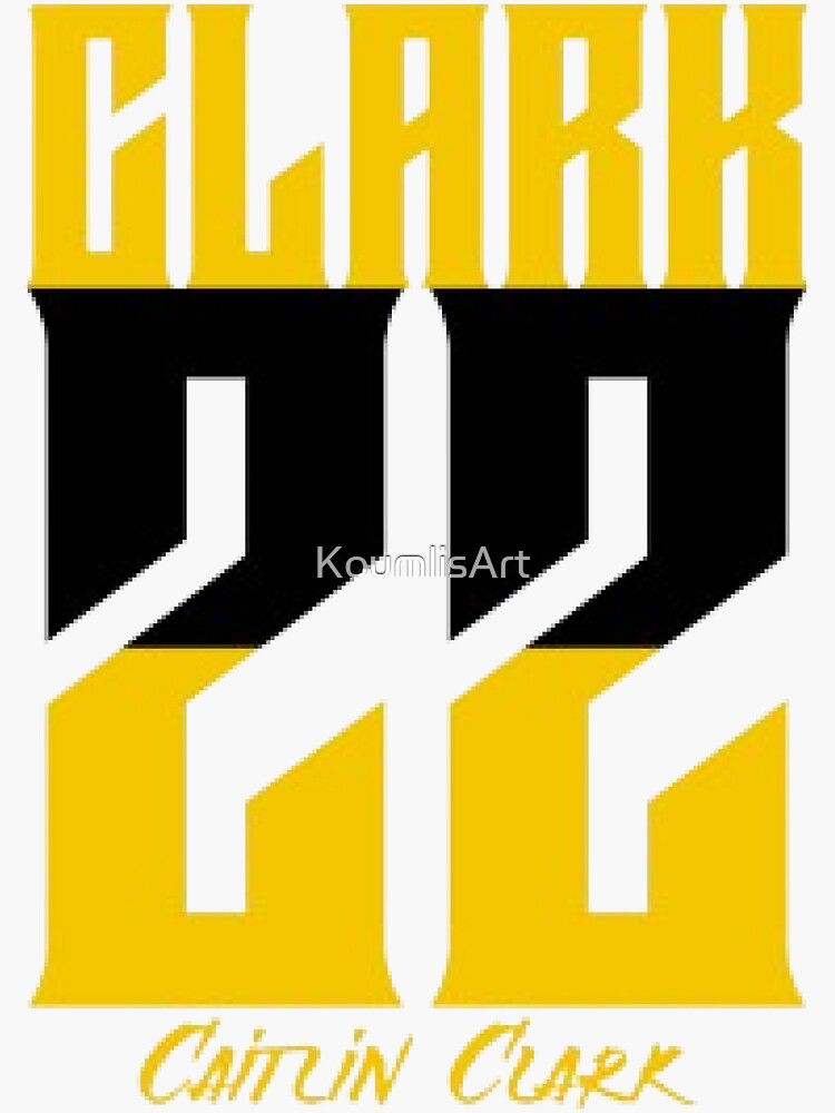 Clark 22 Caitlin Clark Sticker sold by Fernandina Regret | SKU 4535755 ...