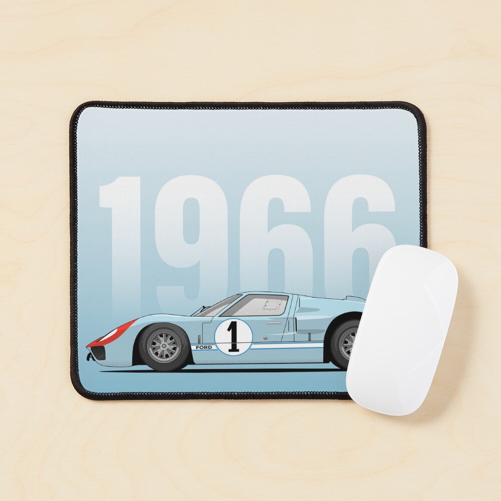 "1966 Lemans Racing GT40 MK2 " Sticker for Sale by ElseWorldDesign ...