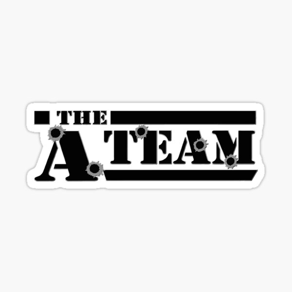 "the A team Logo" Sticker by PackMan44 | Redbubble