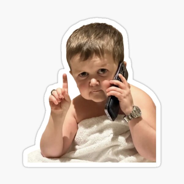 "Hasbullah fingers up" Sticker by Juicingmania | Redbubble