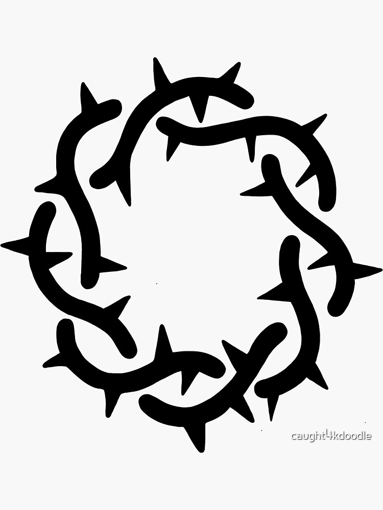 "Bad Omens Logo (black version)" Sticker for Sale by caught4kdoodle ...