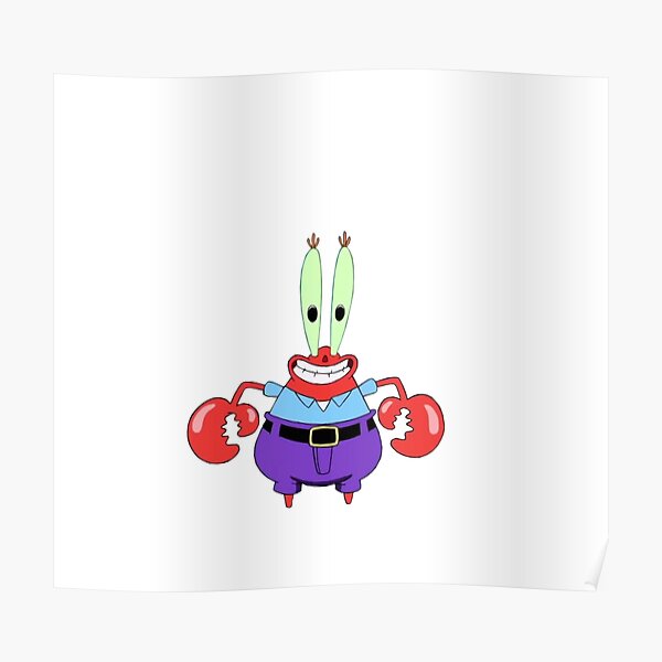 "Mr. Krabs Money" Poster for Sale by LeaWolf | Redbubble