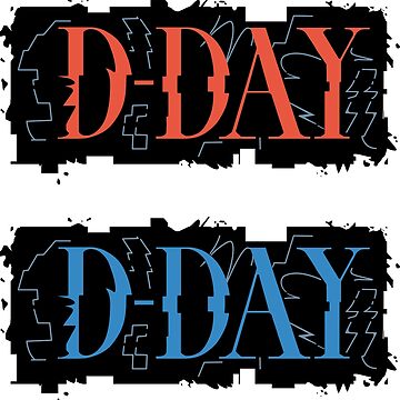 "D-Day" Sticker for Sale by daphinteresting | Redbubble
