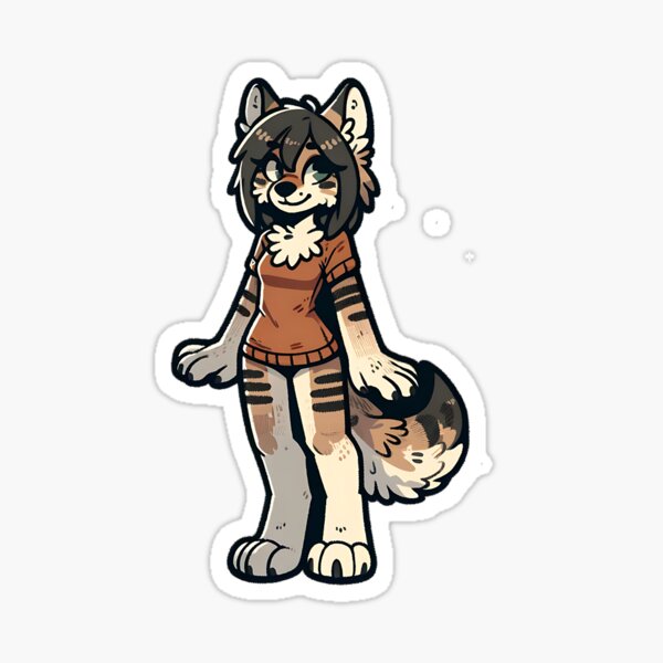 "Furries girl - Hand Drawn" Sticker for Sale by subCultGraphix | Redbubble