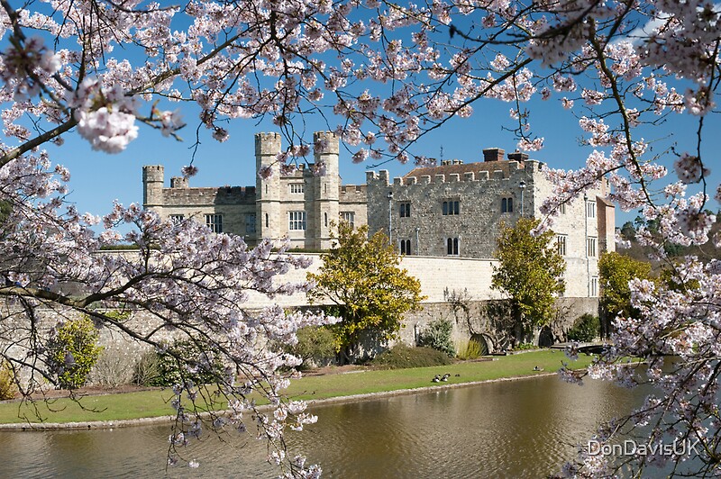"Easter Blossom: Leeds Castle. Kent UK" by DonDavisUK | Redbubble