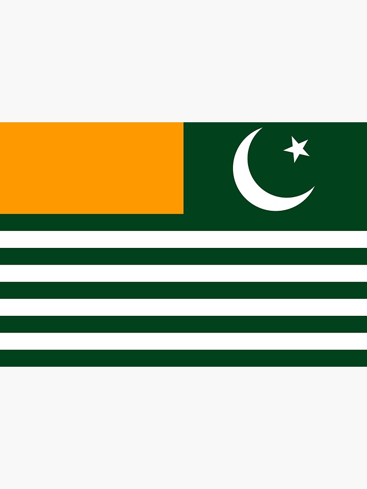 "Azad jammu and Kashmir ( AJK) Flag " Sticker for Sale by dadyal ...