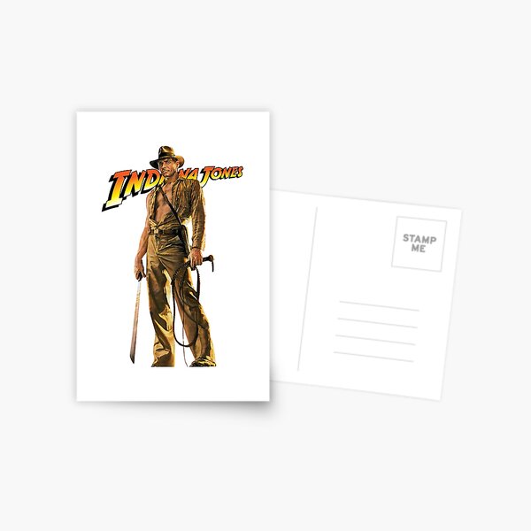"Indiana Jones" Postcard for Sale by nenad00x | Redbubble