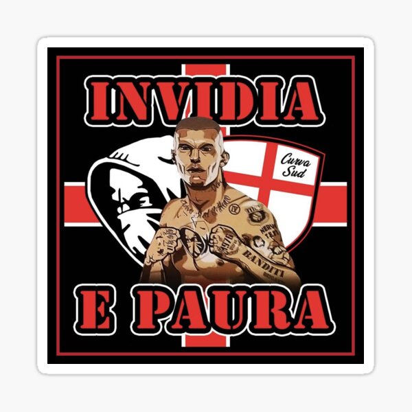 Sticker mit "Invidia und Paura" von lounesartdessin | Redbubble