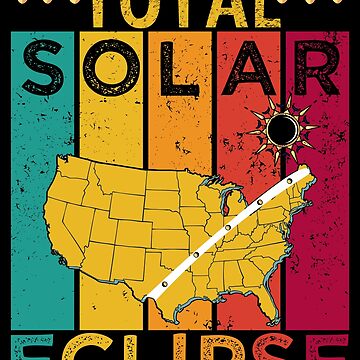 "Eclipse Souvenir, Total Solar Sclipse Funny Vintage Retro USA 08.04. ...
