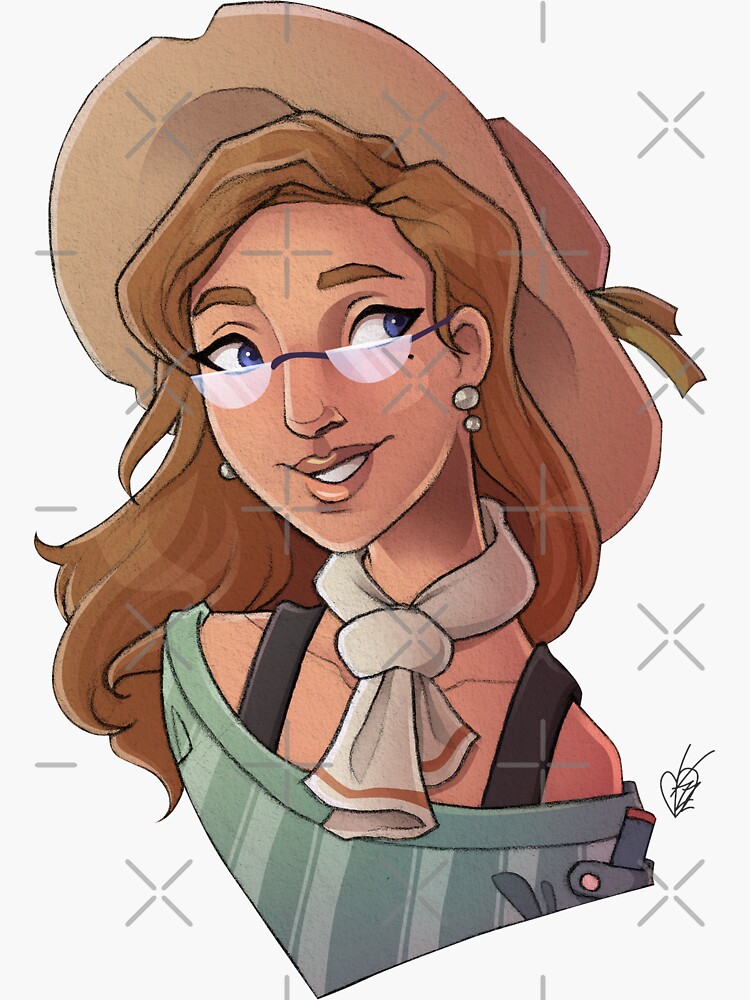 "Jane" Sticker for Sale by jazzajazzjazz | Redbubble