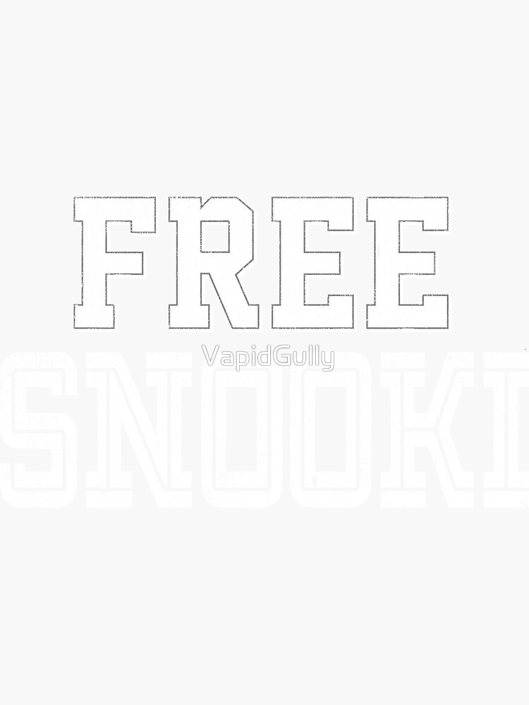 "Free Snooki" Sticker for Sale by VapidGully | Redbubble