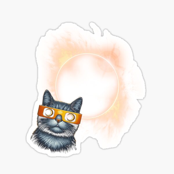"2024 Total Solar-Eclipse Cat Eclipse Glasses 2024 Total Solar-Eclipse ...