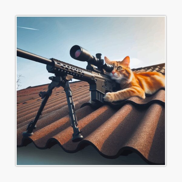 Cat With Sniper
