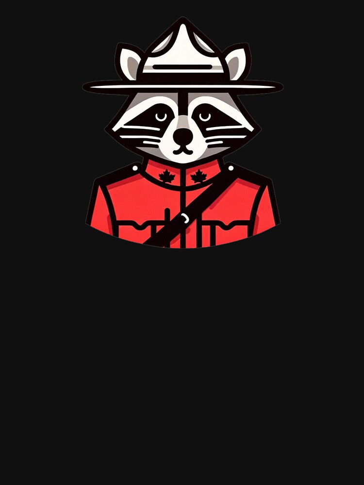 "Toronto - Raccoon RCMP Mountie" Active T-Shirt for Sale by ...