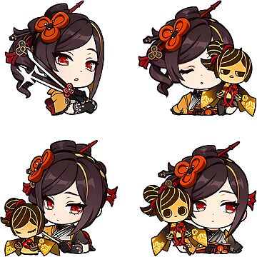 "Chiori Pack | Genshin Impact" Sticker for Sale by Verthalies | Redbubble