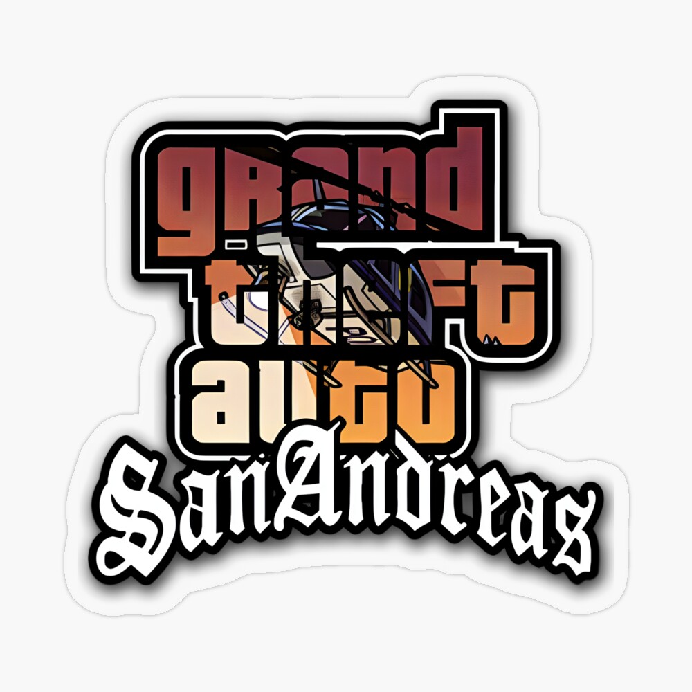 Grand Theft Auto San Andreas Logo | Sticker