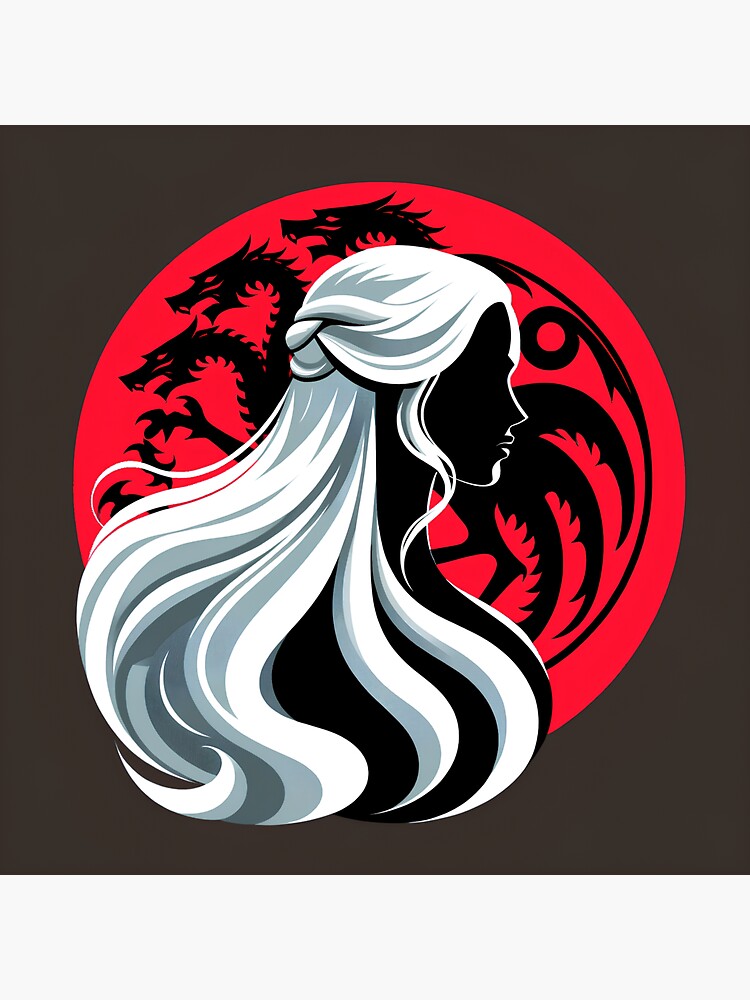 "Daenerys Targaryen Emblem" Sticker by Valyriam | Redbubble