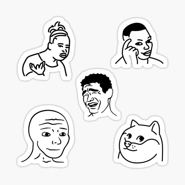 "Meme pack" Sticker for Sale by EternalEc | Redbubble