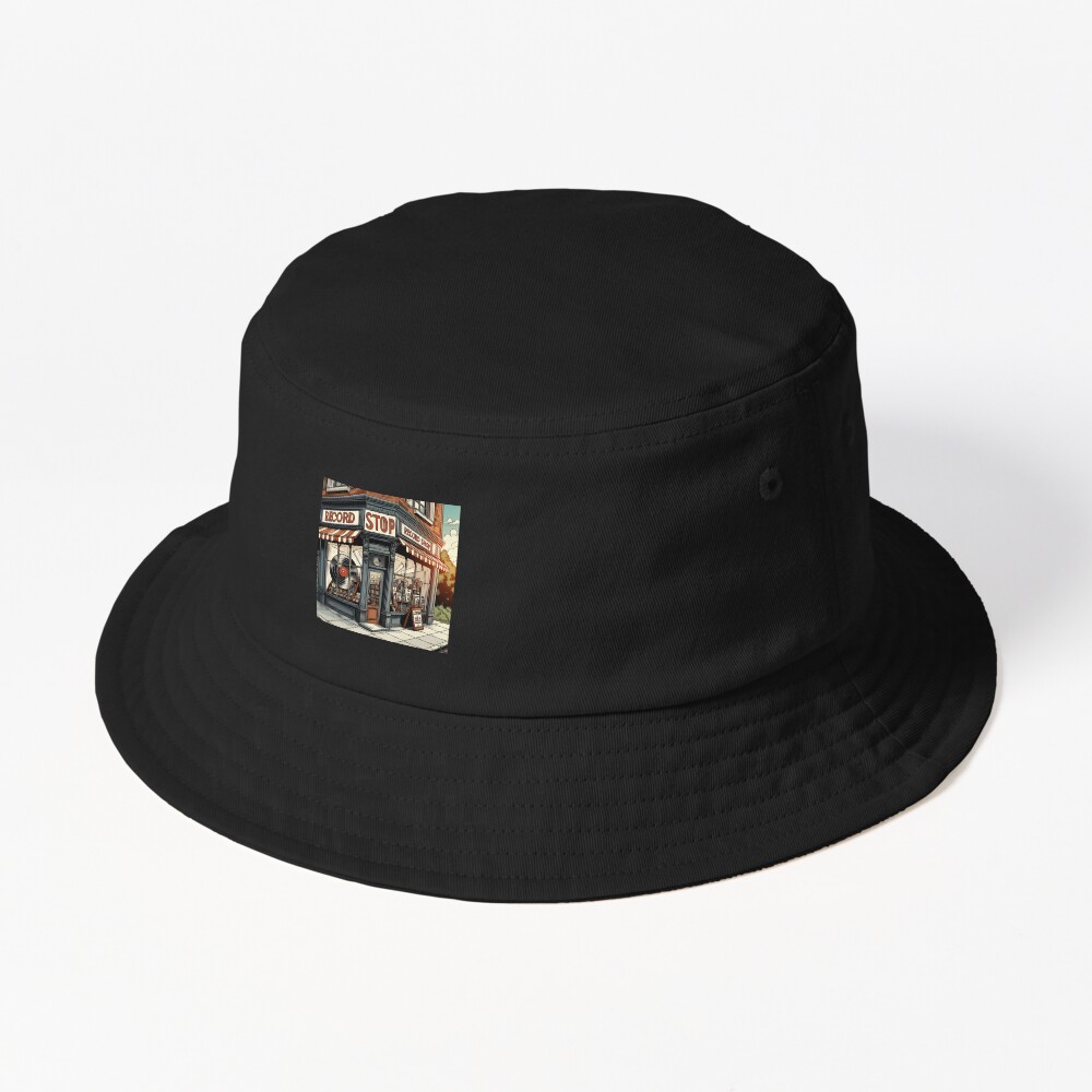 "Record shop" Sticker for Sale by OldSchoolRetro | Redbubble