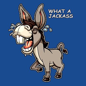 "Jackass Donkey Humor" Sticker for Sale by cooldesigns2022 | Redbubble