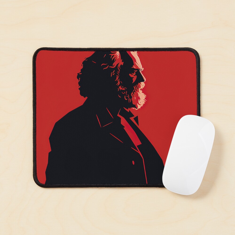"Karl Marx | Red minimalism" Sticker for Sale by ComicsFactory | Redbubble
