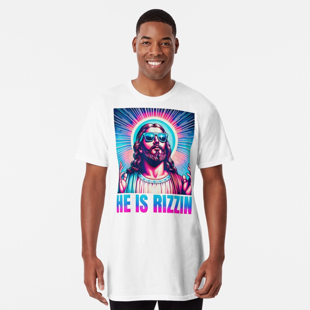 "Jesus Is Rizzin Cool Jesus He Is Risen" Sticker for Sale by Tigerr3g ...