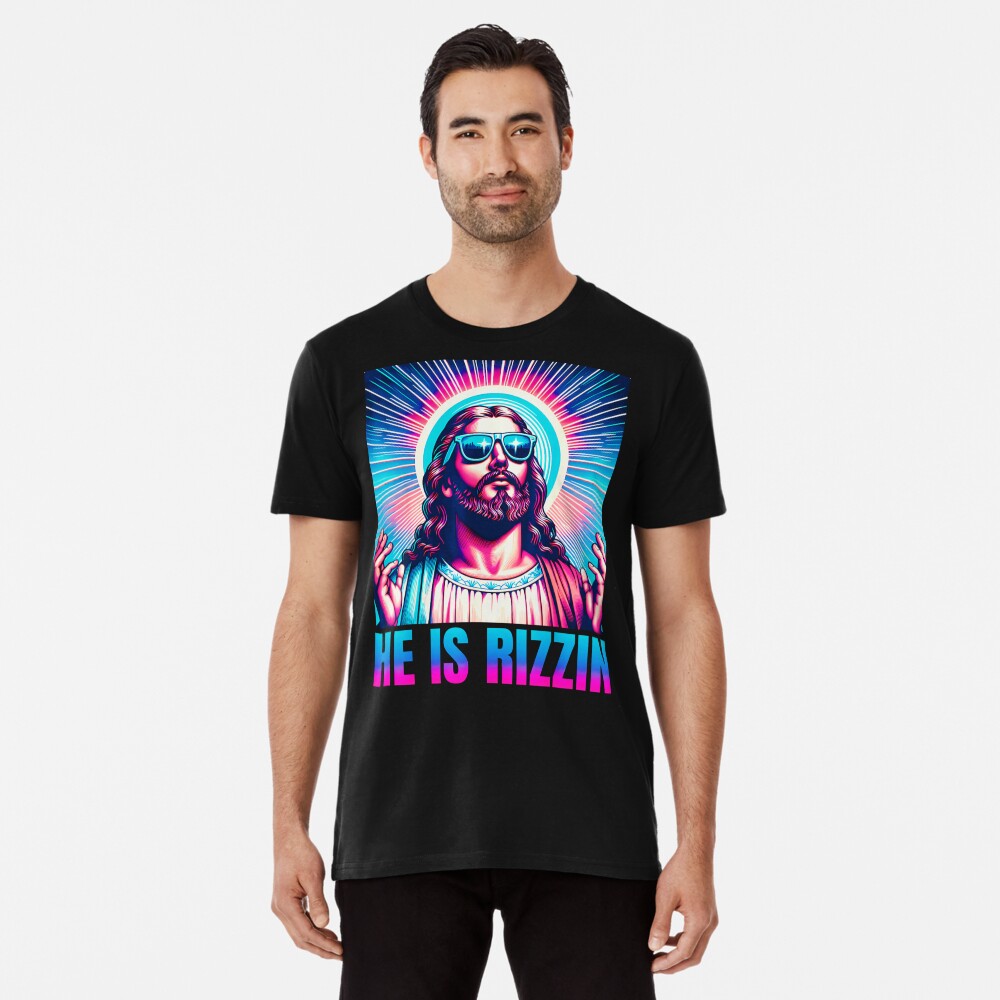 "Jesus Is Rizzin Cool Jesus He Is Risen" Sticker for Sale by Tigerr3g ...