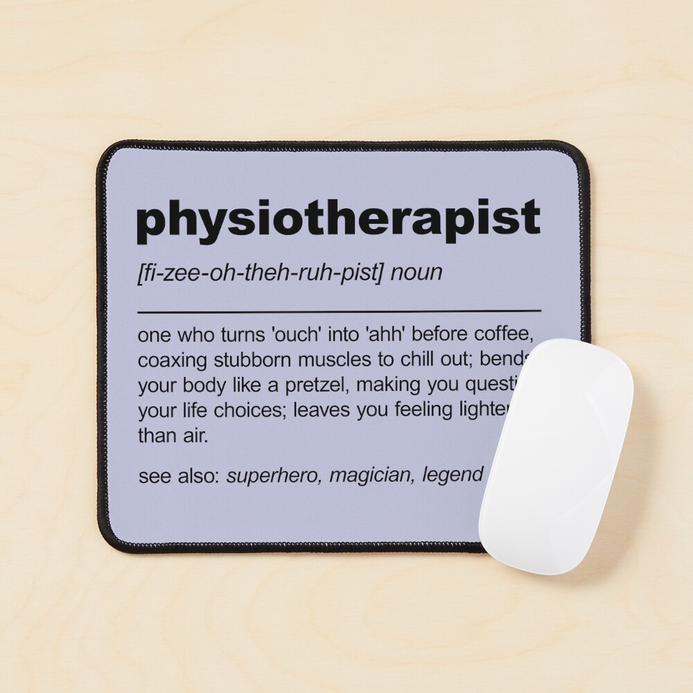 "Funny Physiotherapist Definition Physiotherapy Graduation" Greeting ...