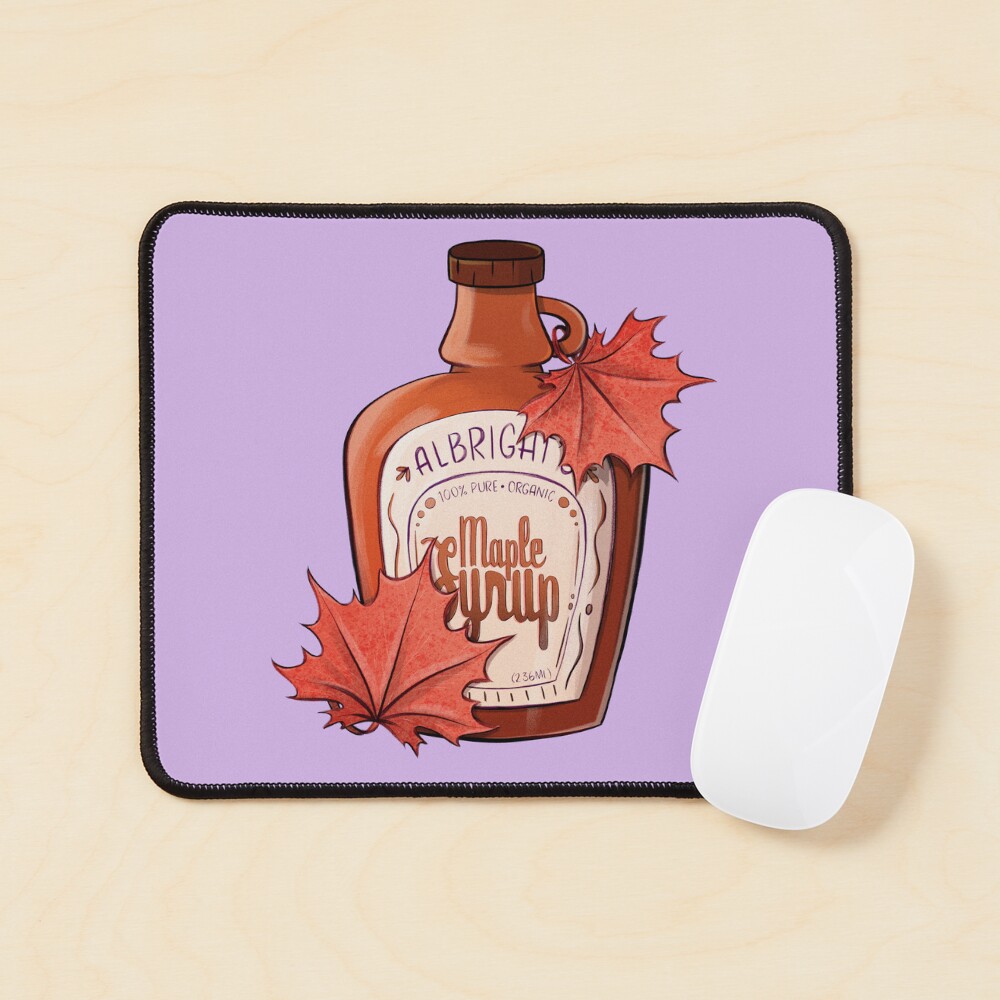 "Albright's Maple Syrup Illustration" Sticker for Sale by ...