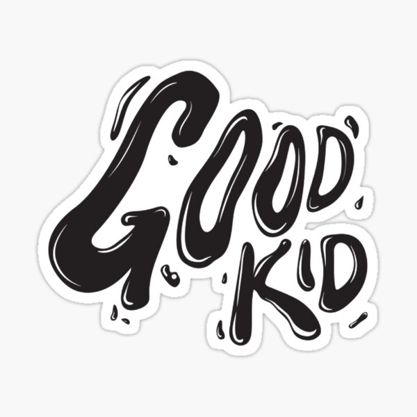 "Good Kid" Sticker for Sale by bug-boy213 | Redbubble