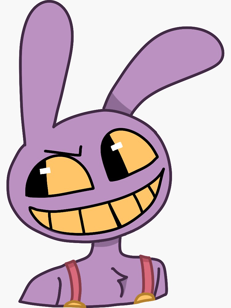 "Jax-digital circus" Sticker for Sale by Cinnamon_ stixs | Redbubble