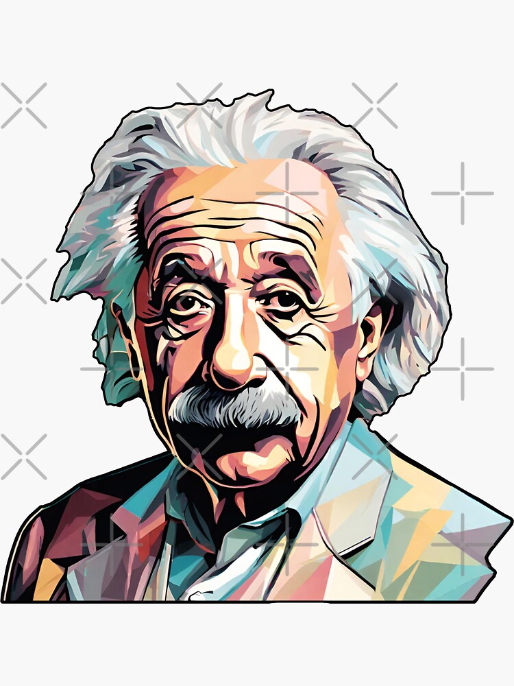 "Albert Einstein Scientist Mathematician Philosopher Theorist Physicist" Sticker for Sale by ...