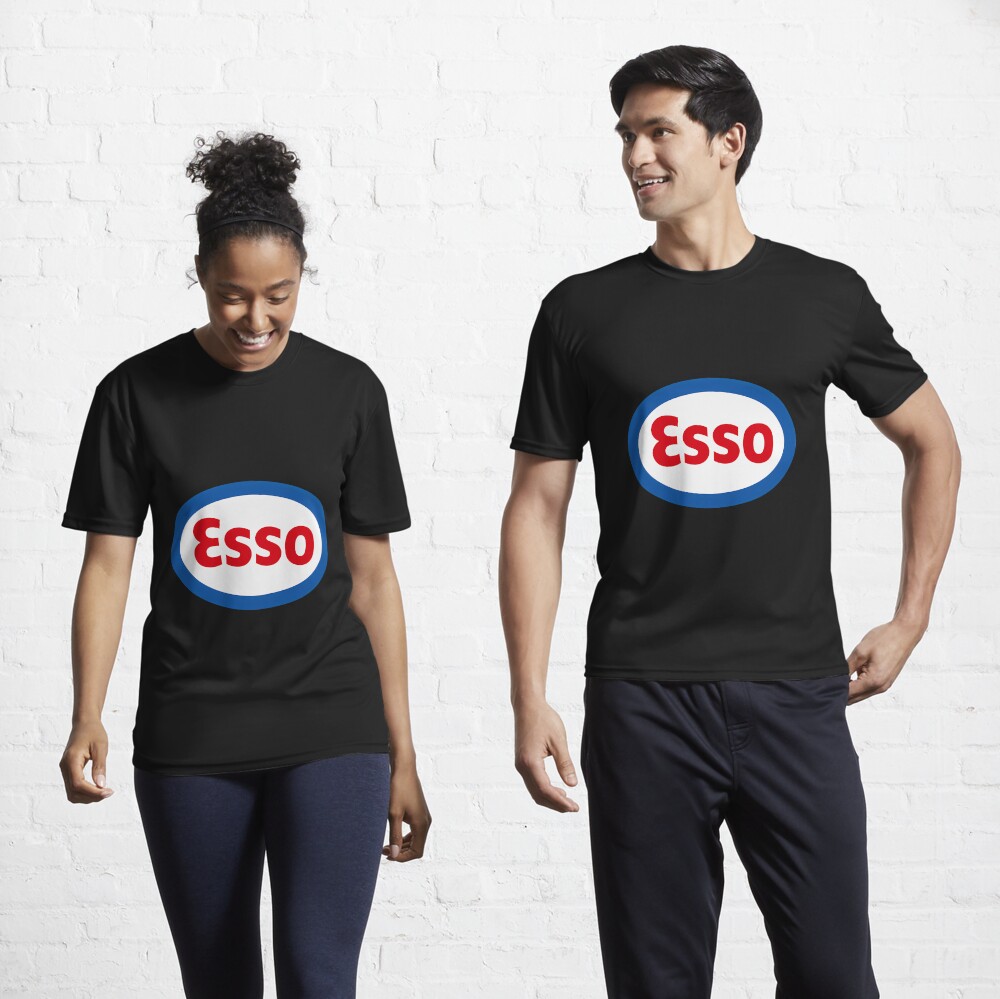 "Esso Petrol Gasoline Diesel Fuels Logo" Sticker for Sale by ...